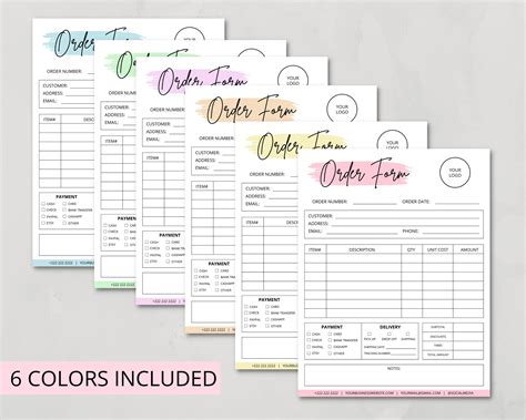 Work Template Bundle Etsy