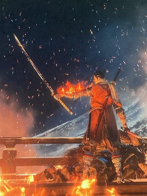 A Bad Drawing Of Sekiro From The Shura Ending Rsekiro