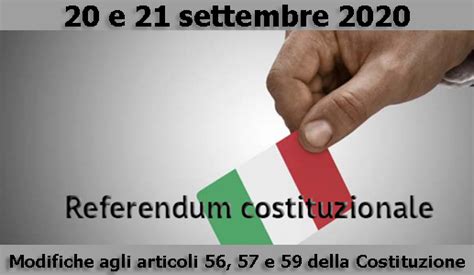 Referendum Costituzionale Del 20 E 21 Settembre 2020 Vivi Viagrande