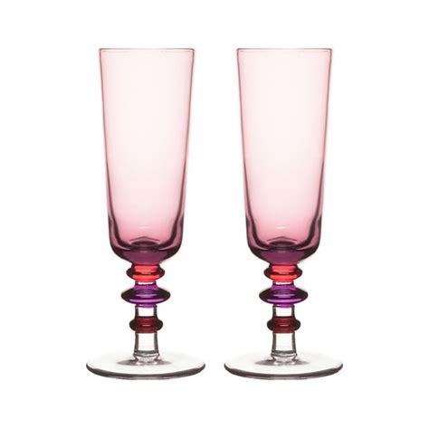 Matrix Champagne Glasses Set Of 2 Elegant Glassware For Special Occasions