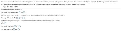 Solved The Inverse Notation F 1 Used In A Pure Mathematics