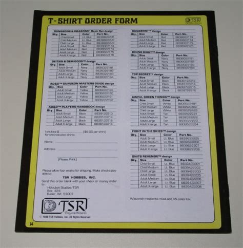 1981 Tsr ‘gateway To Adventure Catalog 2 Warps To Neptune