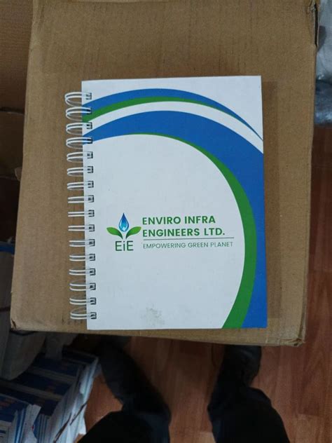 Blue Cardboard Cover Spiral Binding Notebook For Office A5 At Rs 185