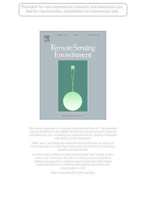 Pdf Optimal Modalities For Radiative Transfer Neural Network Estimation Of Canopy Biophysical