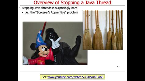 Managing The Java Thread Lifecycle Overview Of Stopping A Thread Youtube