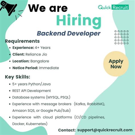 Quick Recruit On Linkedin Backend Frontend Javascript Developer Css Programming Html