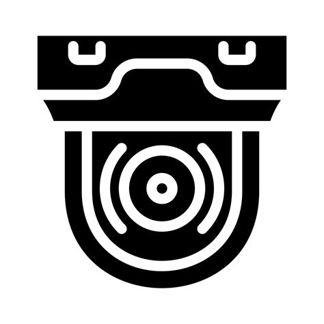 Security Gadget Video Camera Glyph Icon Vector Illustration 8150337 Vector Art At Vecteezy