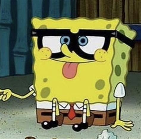 Spongebob With Glasses