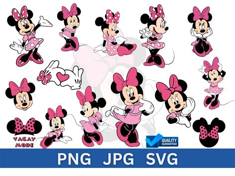 Minnie Mouse Svg Minnie Mouse Birthday Princess Svg Mickey Mouse Clubhouse Minnie Head Svg