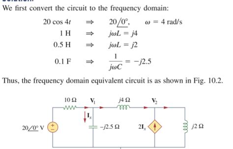 Solved Find Ix In The Circuit Using Nodal Analysis Why Is