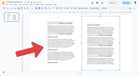 How To Insert A Google Doc Into A Google Slide