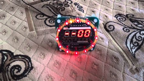 Diy Ds1302 Rotation Led Electronic Clock Kit 51 Scm Learning Board