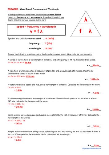 Frequency Formula Triangle
