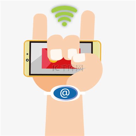 手机WIFI创意图案素材图片免费下载 千库网