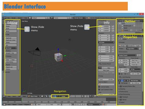Ppt Blender Overview Module 1 Interface And Basic Modeling Powerpoint Presentation Id 6113758