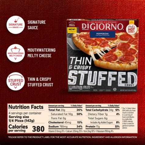 Digiorno Pepperoni And Mikes® Hot Honey Thin And Crispy Stuffed Frozen