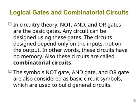 Logic Gates And Combinational Logic Circuitsppt Programming Languages Computing