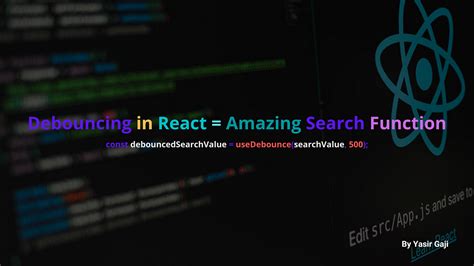 Mastering Search Performance A Deep Dive Into React Debounce By