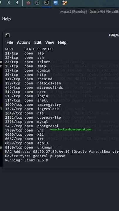 nmap os detection lab cybersecurity nmap kalilinux youtube