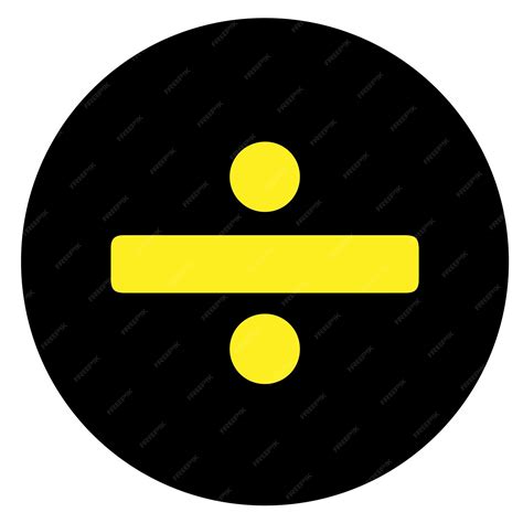 Premium Vector Division Symbol Basic Mathematical Symbols Sign Calculator Button Icon Business