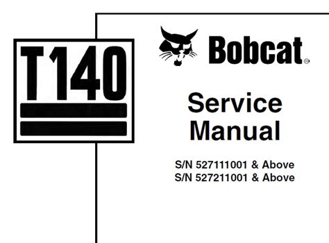 Bobcat T140 Compact Track Loader Service Repair Manual 6903153