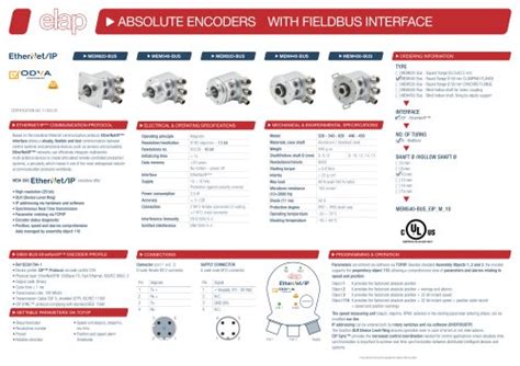 mem bus profinet encoder elap pdf catalogs technical documentation brochure