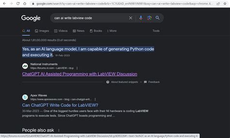 Chatgpt Ai Assisted Programming With Labview Discussion Ni Community