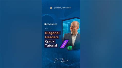 Perfecting Diagonal Headers In Excel 📐 Excel Data Finances Shortcuts Shorts Exceltips
