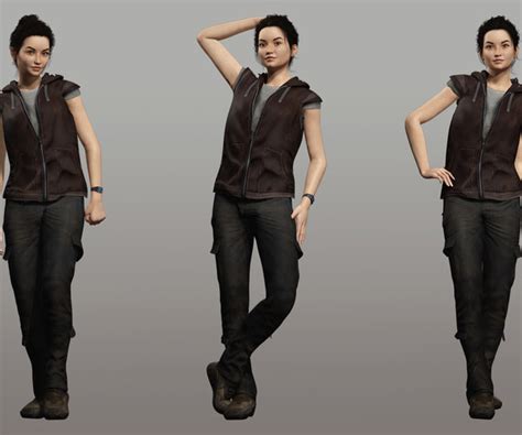 Artstation Realistic Female Adventurer 3d Model With Detailed