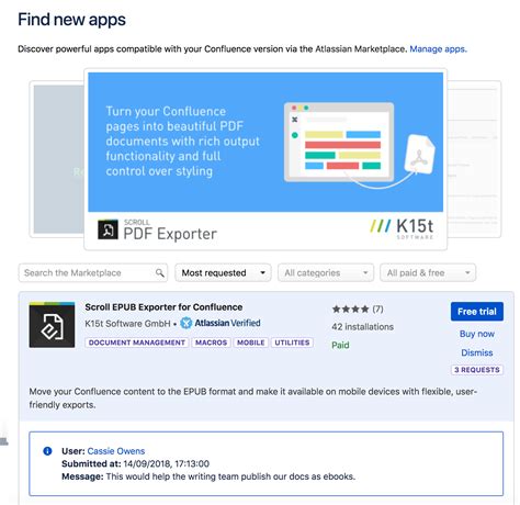 managing user requests for marketplace apps atlassian support