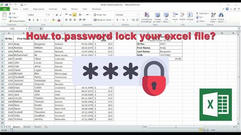 How To Put Password On Excel File Ferclimate