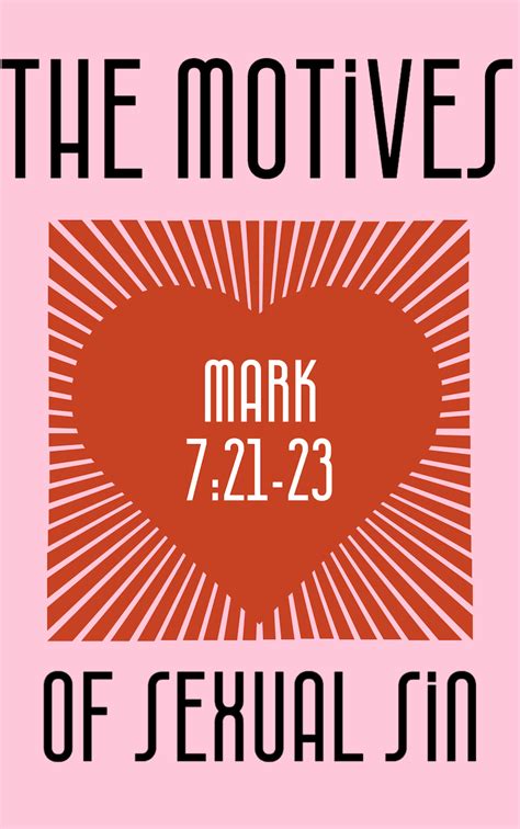 The Motives Of Sexual Sin — Reformed And Confessional