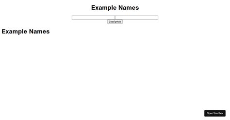 Simple Mobx State Tree Example Codesandbox