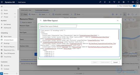 Schedule Board Extensibility In Microsoft Dynamics 365 Field Service Microsoft Dynamics 365