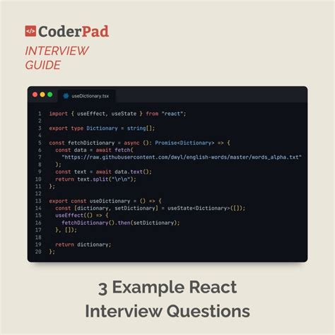 Coderpad On Linkedin Example React Interview Questions Coderpad