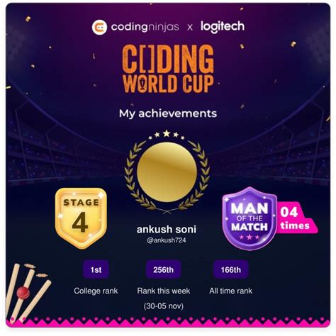 Day 311 Coding Ninjas Logitech And Logitech G Ankush Soni