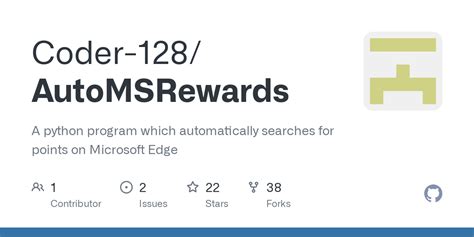 GitHub Coder AutoMSRewards A Python Program Which Automatically Searches For Points On