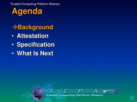 Ppt Trusted Computing Platform Alliance Powerpoint Presentation Free Download Id3421120
