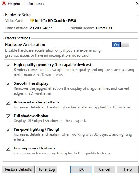 Solved NVidia Quadro Graphics Card Not Used By Autocad Autodesk Community