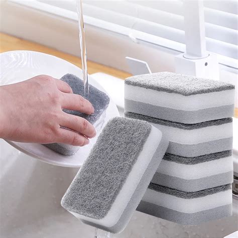 Sponge Dishwashing Sponge Block Magic Sponge Waist Type Dish Washing