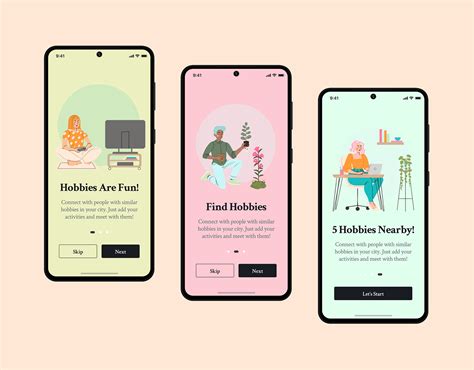 Onboarding Screens UI Design Behance Onboarding Screens UI Design Behance