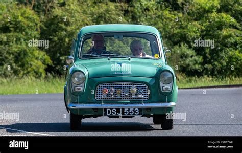 Stony Stratford Uk June 2nd 2024 1959 Green Ford Popular Classic