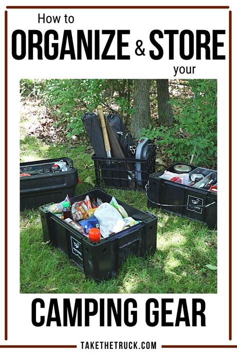 Stress Free Camping Storage Ideas For Organizing Your Camping Gear