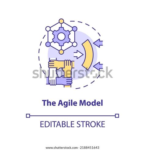 Agile Model Concept Icon Technology Networking Stock Vector Royalty Free 2188451643 Shutterstock