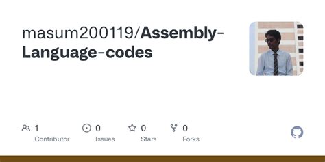 Github Masum200119 Assembly Language Codes