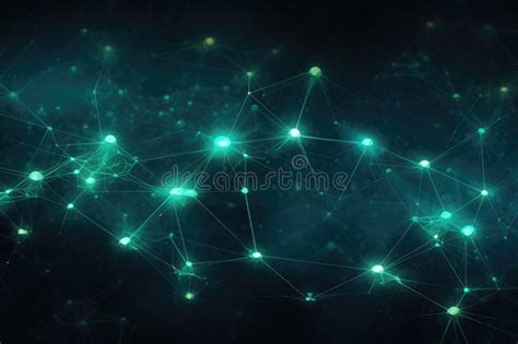 Connection Structure 3d Rendering Abstract Technology Background With