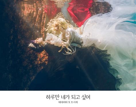 포픽 On Twitter 【 하루만 네가 되고 싶어 수중촬영 】 이제까진 비극이었지만 우리의 희극은 여기부터 시작하면 돼 네이버 화요 웹툰 中 💜 메데이아