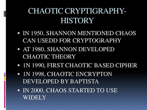 Performance Evluvation Of Chaotic Encryption Technique