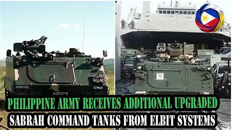 Philippine Army Receives Additional Upgraded Sabrah Command Tanks From
