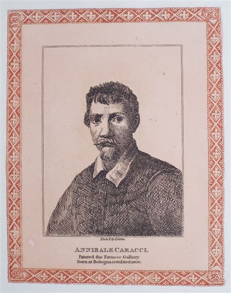 Antique Prints Portraits Of Annibale Carracci